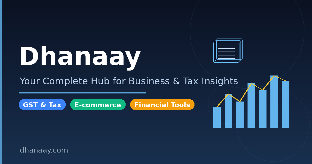 Section 194O TDS Calculator: E-commerce Sellers India | Dhanaay
